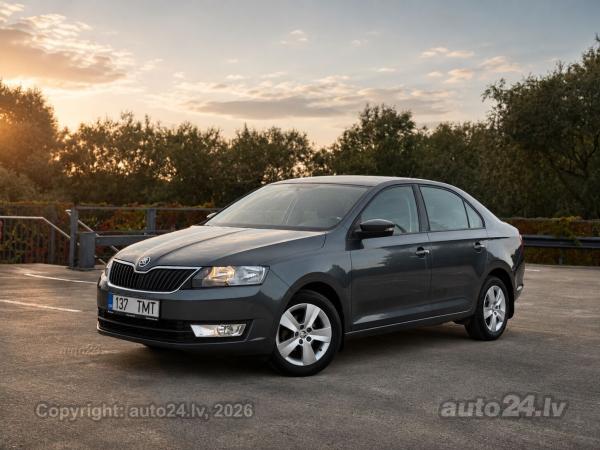 Grey Skoda Rapid 2017 in Tartu, with an engine capacity of 1.20 L and mileage of 51 thousand km for 8999 €, photo 3 on AUTOMOTO.COM.LV