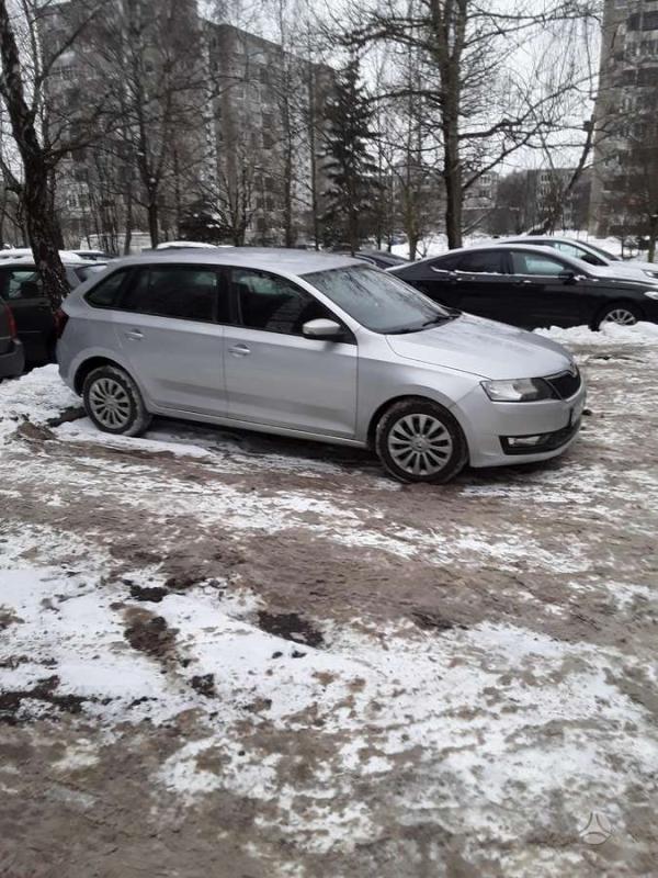 Grey Skoda Rapid 2017 in Vilnius, with an engine capacity of 1.00 L and mileage of 340 thousand km for 4500 €, photo 3 on AUTOMOTO.COM.LV
