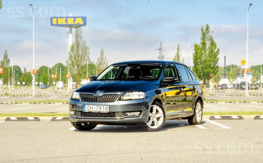 Grey Skoda Rapid 2019 in Riga, with an engine capacity of 1.00 L and mileage of 217 thousand km for 7490 €, photo 5 on AUTOMOTO.COM.LV