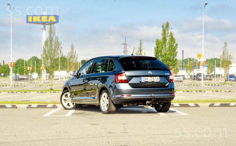 Grey Skoda Rapid 2019 in Riga, with an engine capacity of 1.00 L and mileage of 217 thousand km for 7490 €, photo 9 on AUTOMOTO.COM.LV
