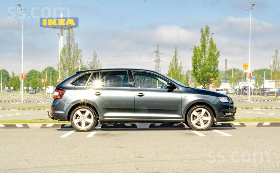 Grey Skoda Rapid 2019 in Riga, with an engine capacity of 1.00 L and mileage of 217 thousand km for 7490 €, photo 10 on AUTOMOTO.COM.LV