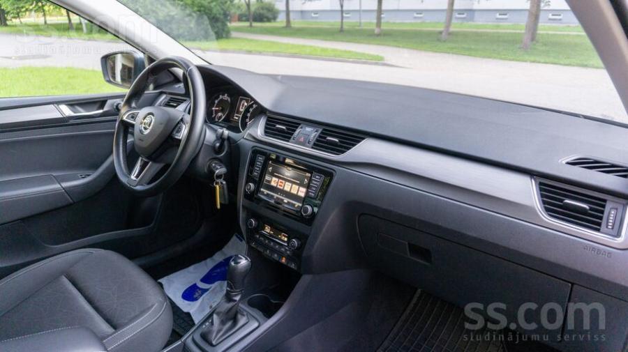 Grey Skoda Rapid 2019 in Riga, with an engine capacity of 1.00 L and mileage of 217 thousand km for 7490 €, photo 12 on AUTOMOTO.COM.LV