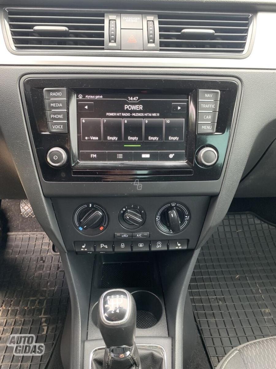Skoda Rapid 2016 Šauļi, ar dzinēja tilpumu 1.40 L un nobraukumu 212 tūkst. km par 3950 €, foto 17 vietnē AUTOMOTO.COM.LV