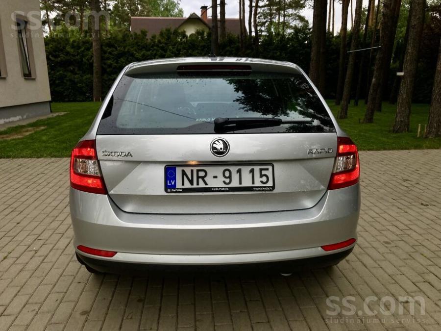 Skoda Rapid 2017 in Riga, with an engine capacity of 1.40 L and mileage of 215 thousand km for 4500 €, photo 9 on AUTOMOTO.COM.LV