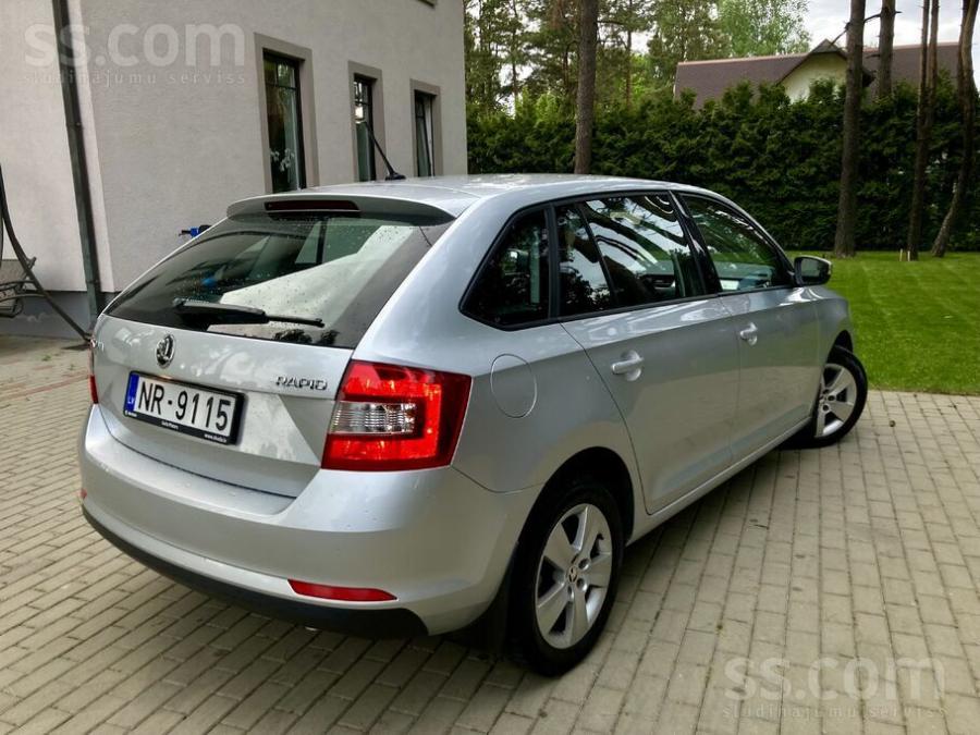 Skoda Rapid 2017 in Riga, with an engine capacity of 1.40 L and mileage of 215 thousand km for 4500 €, photo 12 on AUTOMOTO.COM.LV