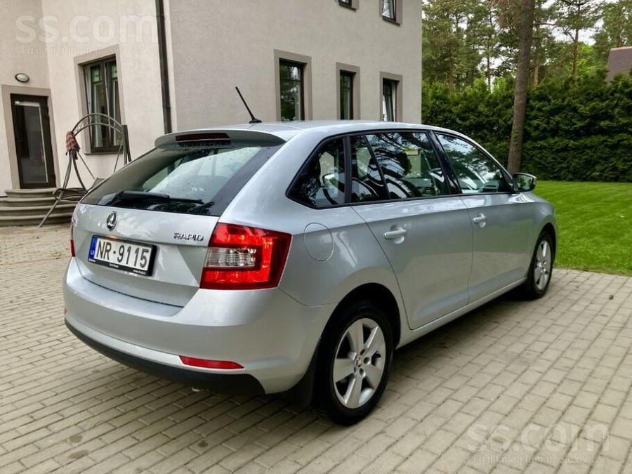 Skoda Rapid 2017 in Riga, with an engine capacity of 1.40 L and mileage of 215 thousand km for 4500 €, photo 16 on AUTOMOTO.COM.LV