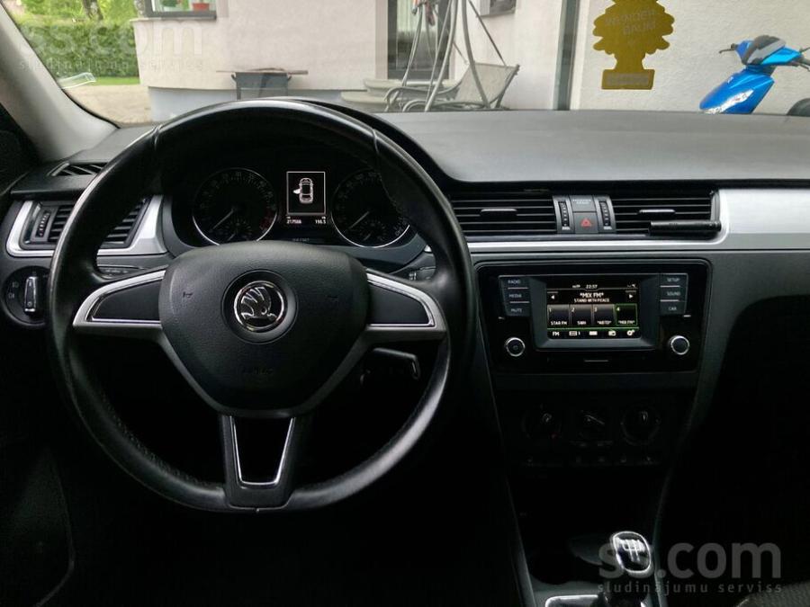 Skoda Rapid 2017 in Riga, with an engine capacity of 1.40 L and mileage of 215 thousand km for 4500 €, photo 21 on AUTOMOTO.COM.LV