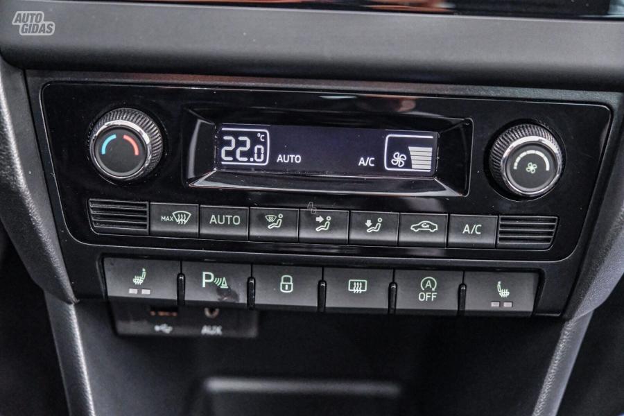 Skoda Rapid 2017 in Kaunas, with an engine capacity of 1.50 L and mileage of 295 thousand km for 6290 €, photo 21 on AUTOMOTO.COM.LV