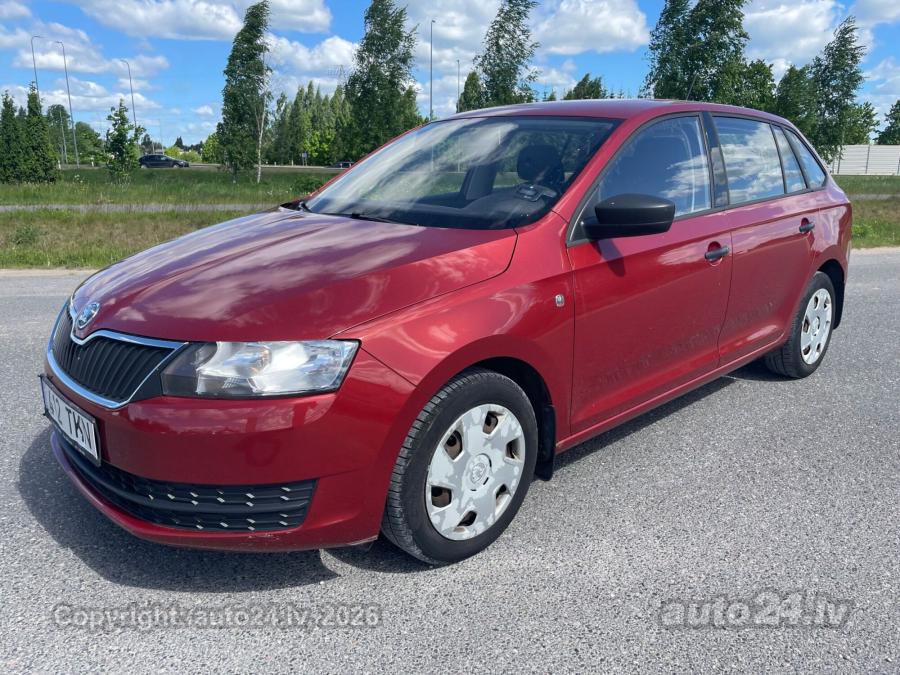 Red Skoda Rapid 2013 in Tartu, with an engine capacity of 1.20 L and mileage of 137 thousand km for 2990 €, photo 1 on AUTOMOTO.COM.LV