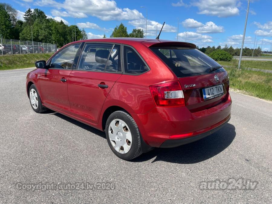 Red Skoda Rapid 2013 in Tartu, with an engine capacity of 1.20 L and mileage of 137 thousand km for 2990 €, photo 4 on AUTOMOTO.COM.LV