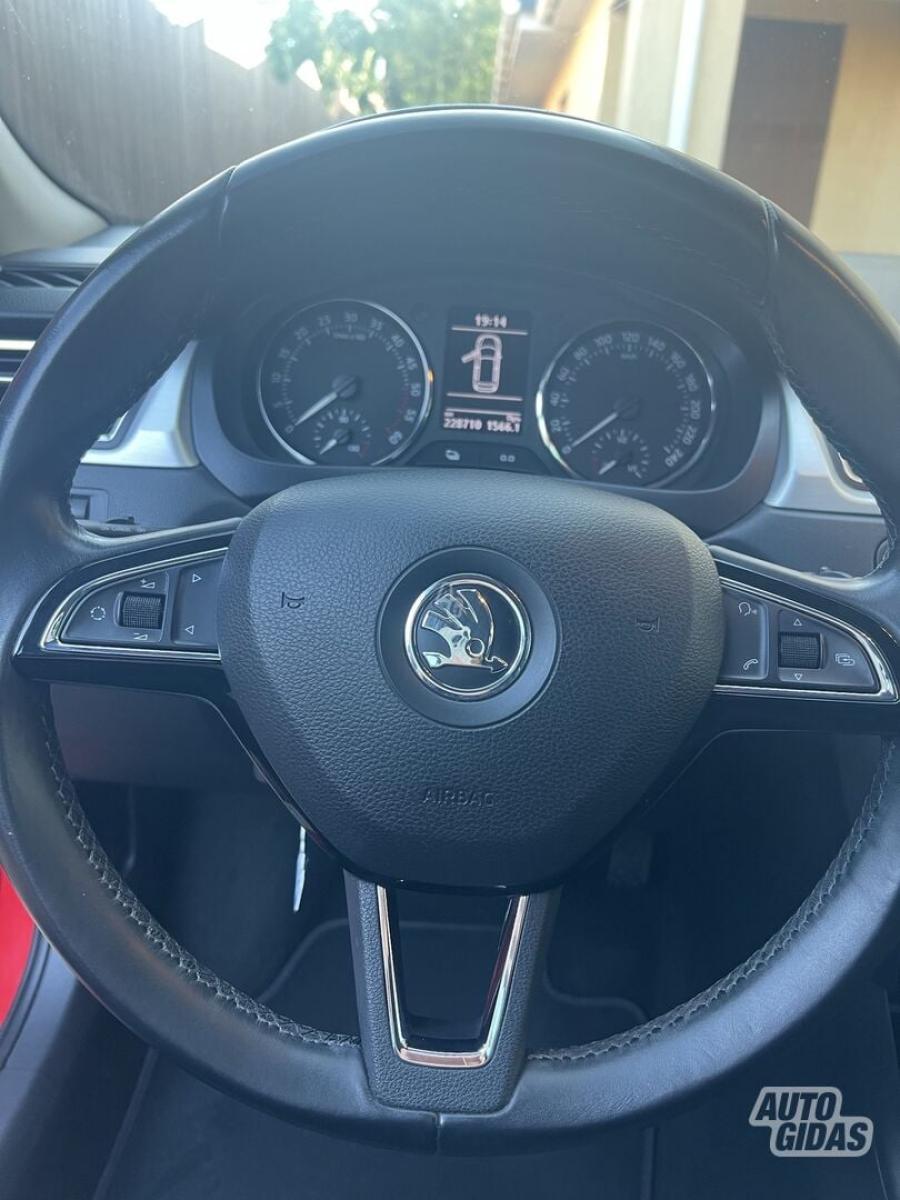 Sarkans Skoda Rapid 2014 Šauļi, ar dzinēja tilpumu 1.60 L un nobraukumu 228 tūkst. km par 4600 €, foto 9 vietnē AUTOMOTO.COM.LV