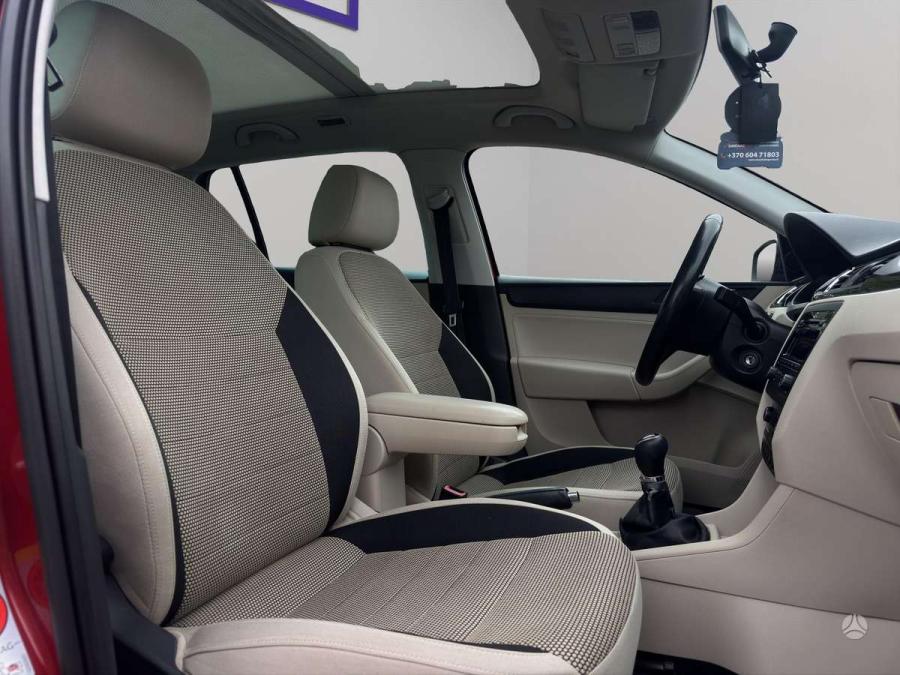 Sarkans Skoda Rapid 2014 Klaipėda, ar dzinēja tilpumu 1.20 L un nobraukumu 208 tūkst. km par 4999 €, foto 9 vietnē AUTOMOTO.COM.LV