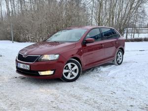 Red Skoda Rapid 2015 in Riga, with an engine capacity of 1.40 L and mileage of 0 thousand km for 7300 €, photo 3 on AUTOMOTO.COM.LV