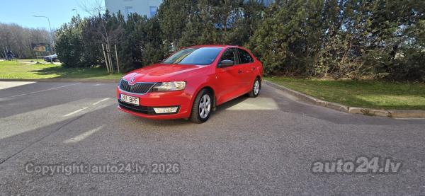 Red Skoda Rapid 2015 in Tallinn, with an engine capacity of 1.20 L and mileage of 88 thousand km for 5700 €, photo 1 on AUTOMOTO.COM.LV
