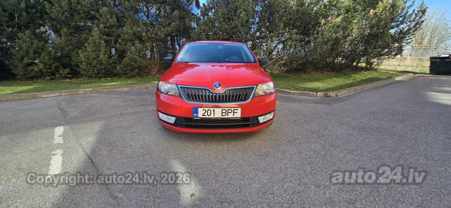 Red Skoda Rapid 2015 in Tallinn, with an engine capacity of 1.20 L and mileage of 88 thousand km for 5700 €, photo 3 on AUTOMOTO.COM.LV