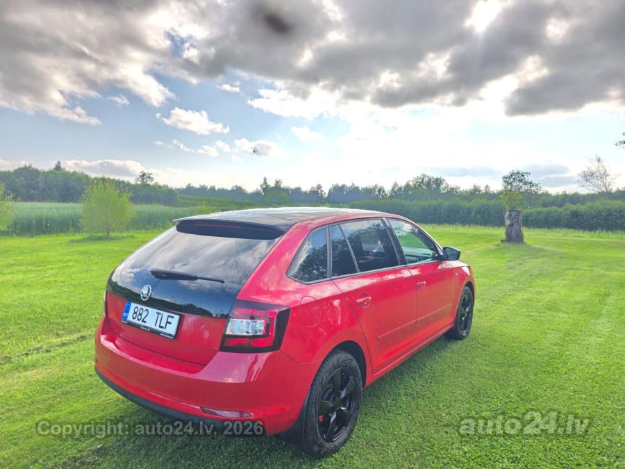Red Skoda Rapid 2015 in Tallinn, with an engine capacity of 1.20 L and mileage of 150 thousand km for 5999 €, photo 3 on AUTOMOTO.COM.LV