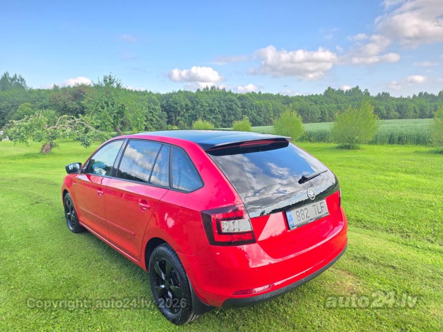 Red Skoda Rapid 2015 in Tallinn, with an engine capacity of 1.20 L and mileage of 150 thousand km for 5999 €, photo 10 on AUTOMOTO.COM.LV