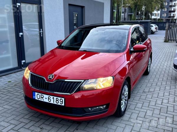 Skoda Rapid 2017 in Riga on AUTOMOTO.COM.LV Red Skoda Rapid 2017 in Riga, with an engine capacity of 1.00 L and mileage of 189 thousand km for 7500 €, photo 1 on AUTOMOTO.COM.LV
