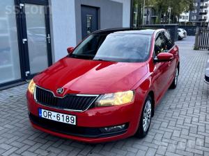 Red Skoda Rapid 2017 in Riga, with an engine capacity of 1.00 L and mileage of 189 thousand km for 7500 €, photo  on AUTOMOTO.COM.LV
