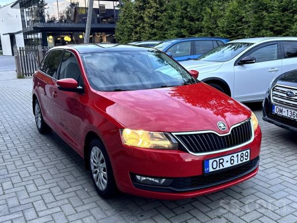 Skoda Rapid 2017 in Riga on AUTOMOTO.COM.LV Red Skoda Rapid 2017 in Riga, with an engine capacity of 1.00 L and mileage of 189 thousand km for 7500 €, photo 3 on AUTOMOTO.COM.LV