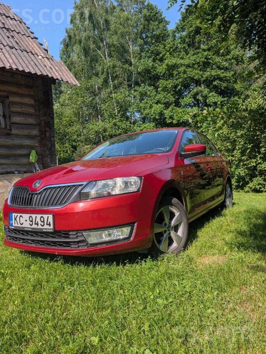 Sarkans Skoda Rapid 2015 Rīga, ar dzinēja tilpumu 1.60 L un nobraukumu 138 tūkst. km par 5500 €, foto 1 vietnē AUTOMOTO.COM.LV