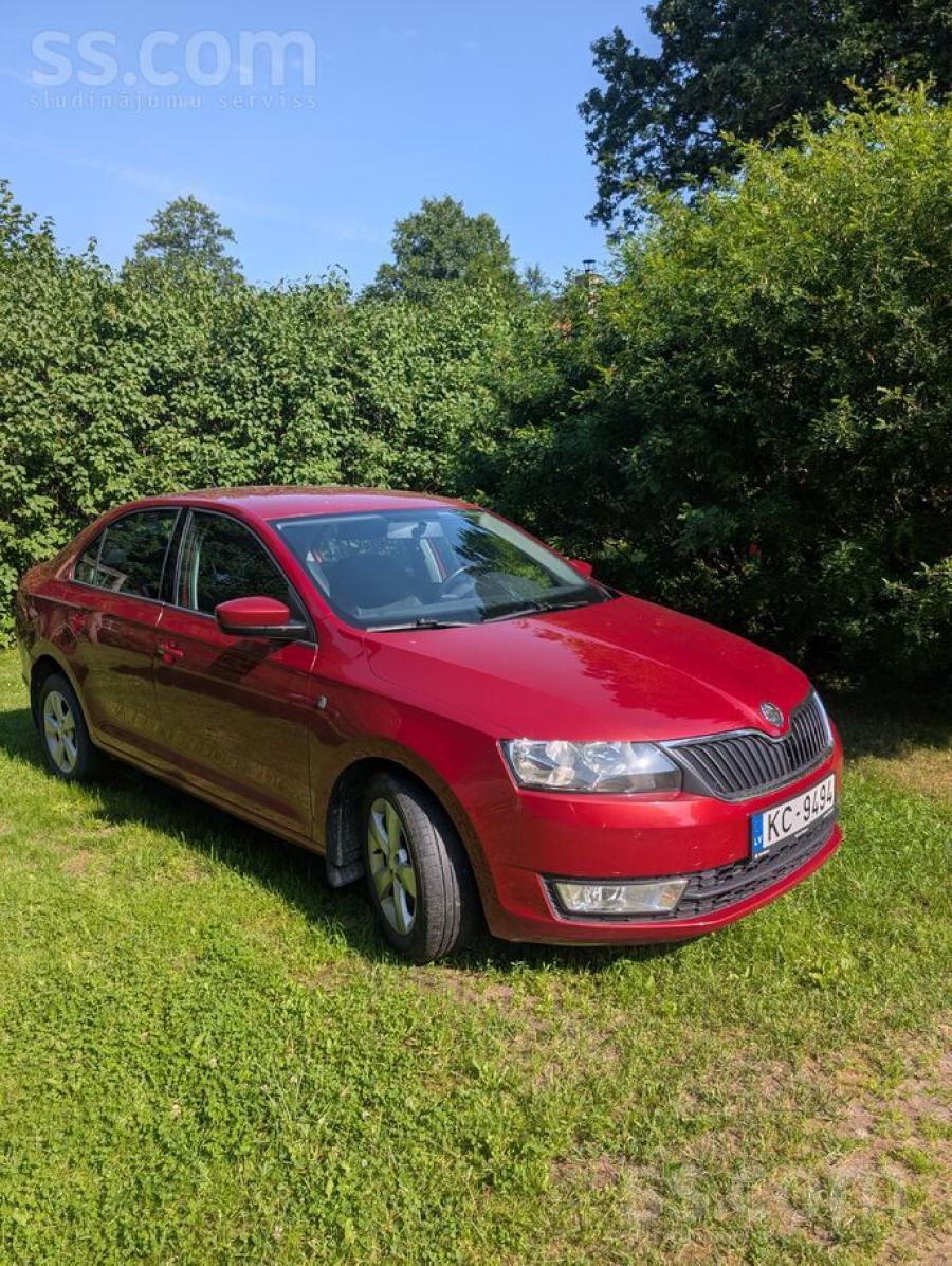 Sarkans Skoda Rapid 2015 Rīga, ar dzinēja tilpumu 1.60 L un nobraukumu 138 tūkst. km par 5500 €, foto 3 vietnē AUTOMOTO.COM.LV