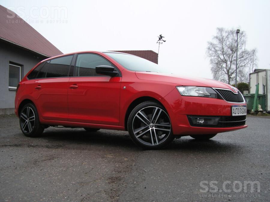 Sarkans Skoda Rapid 2015 Rīga, ar dzinēja tilpumu 1.60 L un nobraukumu 0 tūkst. km par 5950 €, foto 4 vietnē AUTOMOTO.COM.LV