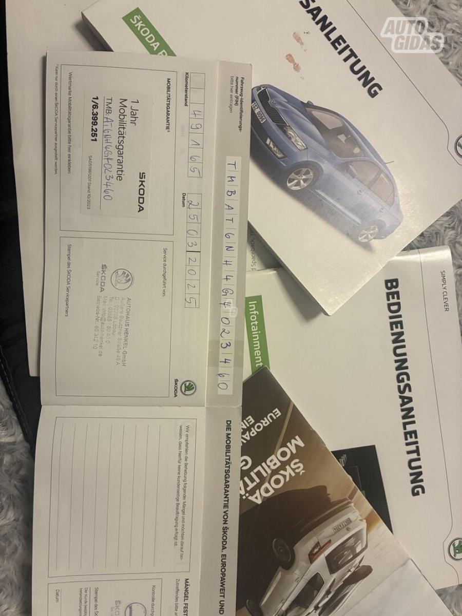 Skoda Rapid 2016 Viļņa, ar dzinēja tilpumu 1.40 L un nobraukumu 51 tūkst. km par 10500 €, foto 15 vietnē AUTOMOTO.COM.LV