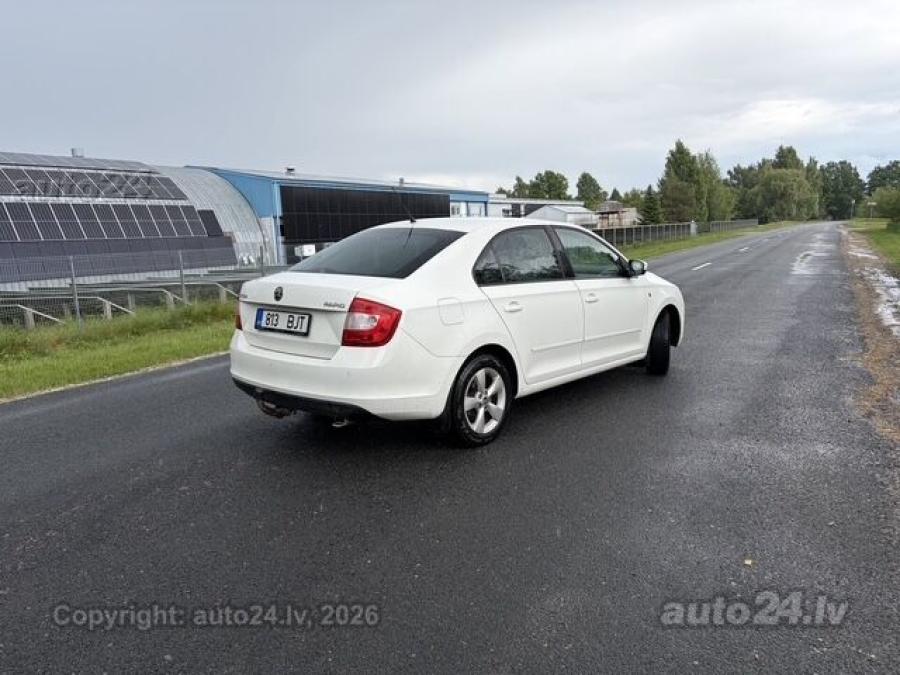 White Skoda Rapid 2013 in Tallinn, with an engine capacity of 1.20 L and mileage of 192 thousand km for 3899 €, photo 1 on AUTOMOTO.COM.LV