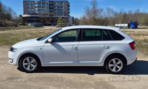 White Skoda Rapid 2014 in Tallinn, with an engine capacity of 1.60 L and mileage of 153 thousand km for 5490 €, photo 5 on AUTOMOTO.COM.LV