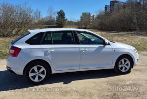 White Skoda Rapid 2014 in Tallinn, with an engine capacity of 1.60 L and mileage of 153 thousand km for 5490 €, photo 6 on AUTOMOTO.COM.LV