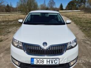 White Skoda Rapid 2014 in Tallinn, with an engine capacity of 1.60 L and mileage of 153 thousand km for 5490 €, photo 3 on AUTOMOTO.COM.LV
