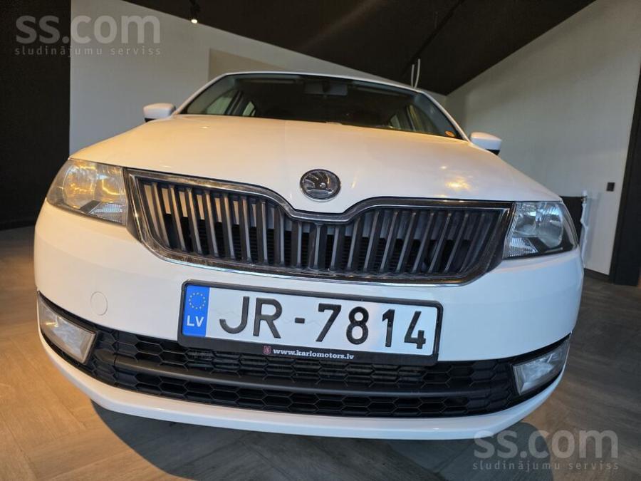 Balts Skoda Rapid 2014 Rīga, ar dzinēja tilpumu 1.60 L un nobraukumu 214 tūkst. km par 3600 €, foto 3 vietnē AUTOMOTO.COM.LV