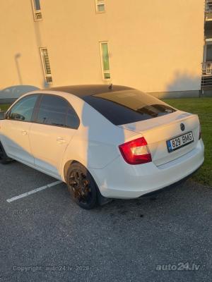 White Skoda Rapid 2014 in Tallinn, with an engine capacity of 1.40 L and mileage of 361 thousand km for 1500 €, photo 3 on AUTOMOTO.COM.LV