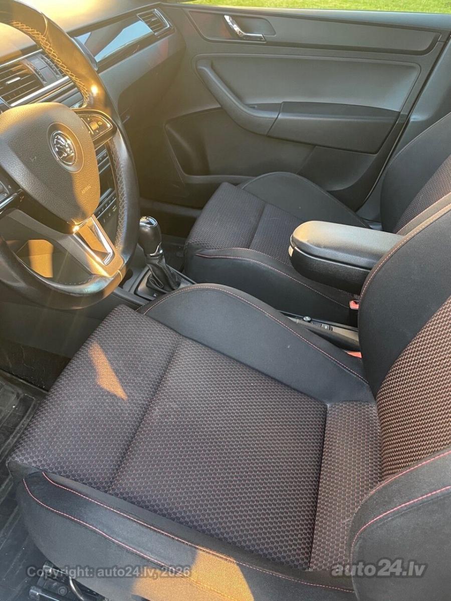 White Skoda Rapid 2014 in Tallinn, with an engine capacity of 1.40 L and mileage of 361 thousand km for 1500 €, photo 7 on AUTOMOTO.COM.LV