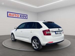 White Skoda Rapid 2014 in Vilnius, with an engine capacity of 1.60 L and mileage of 231 thousand km for 5999 €, photo 4 on AUTOMOTO.COM.LV
