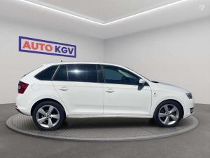 White Skoda Rapid 2014 in Vilnius, with an engine capacity of 1.60 L and mileage of 231 thousand km for 5999 €, photo 7 on AUTOMOTO.COM.LV