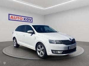 White Skoda Rapid 2014 in Vilnius, with an engine capacity of 1.60 L and mileage of 231 thousand km for 5999 €, photo 8 on AUTOMOTO.COM.LV