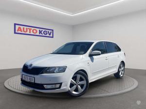 White Skoda Rapid 2014 in Vilnius, with an engine capacity of 1.60 L and mileage of 231 thousand km for 5999 €, photo  on AUTOMOTO.COM.LV