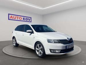 White Skoda Rapid 2014 in Vilnius, with an engine capacity of 1.60 L and mileage of 231 thousand km for 5999 €, photo 8 on AUTOMOTO.COM.LV