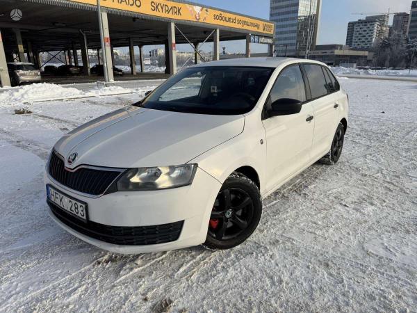Balts Skoda Rapid 2015 Viļņa, ar dzinēja tilpumu 1.60 L un nobraukumu 218 tūkst. km par 3650 €, foto 2 vietnē AUTOMOTO.COM.LV