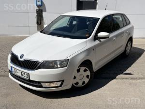 White Skoda Rapid 2015 in Riga, with an engine capacity of 1.60 L and mileage of 308 thousand km for 2150 €, photo 4 on AUTOMOTO.COM.LV