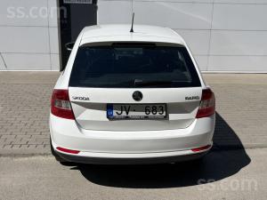 White Skoda Rapid 2015 in Riga, with an engine capacity of 1.60 L and mileage of 308 thousand km for 2150 €, photo 9 on AUTOMOTO.COM.LV