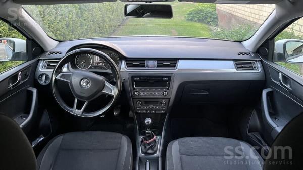 White Skoda Rapid 2015 in Ogre, with an engine capacity of 1.60 L and mileage of 250 thousand km for 3800 €, photo 7 on AUTOMOTO.COM.LV