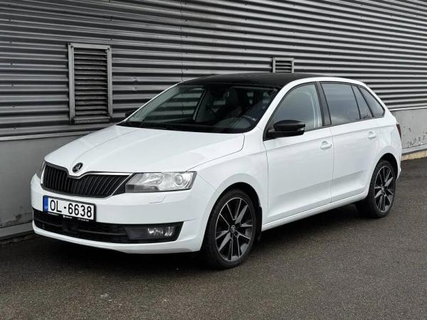 White Skoda Rapid 2015 in Riga, with an engine capacity of 1.20 L and mileage of 260 thousand km for 6200 €, photo 1 on AUTOMOTO.COM.LV