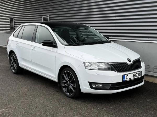 White Skoda Rapid 2015 in Riga, with an engine capacity of 1.20 L and mileage of 260 thousand km for 6200 €, photo 7 on AUTOMOTO.COM.LV