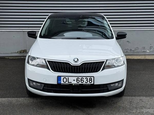 White Skoda Rapid 2015 in Riga, with an engine capacity of 1.20 L and mileage of 260 thousand km for 6200 €, photo 8 on AUTOMOTO.COM.LV