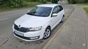 White Skoda Rapid 2015 in Vilnius, with an engine capacity of 1.60 L and mileage of 165 thousand km for 4900 €, photo  on AUTOMOTO.COM.LV