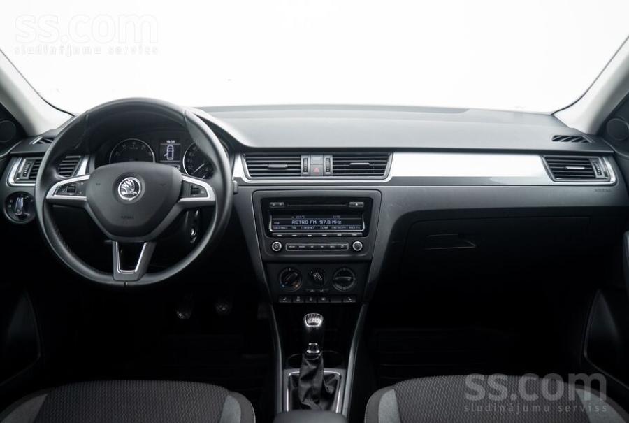 White Skoda Rapid 2015 in Tallinn, with an engine capacity of 1.20 L and mileage of 89 thousand km for 5999 €, photo 3 on AUTOMOTO.COM.LV