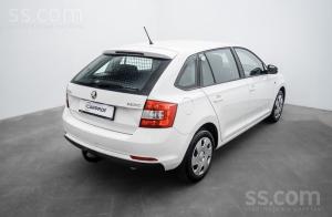 White Skoda Rapid 2015 in Tallinn, with an engine capacity of 1.20 L and mileage of 89 thousand km for 5999 €, photo 4 on AUTOMOTO.COM.LV